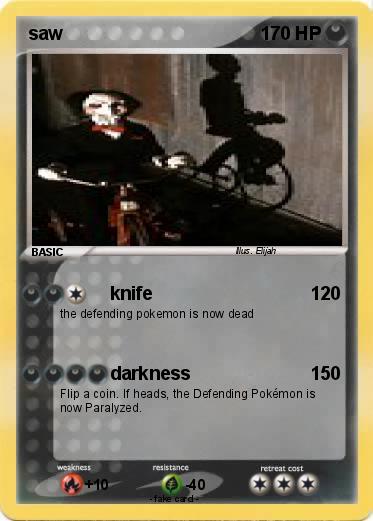 Pokémon saw 124 124 - knife - My Pokemon Card