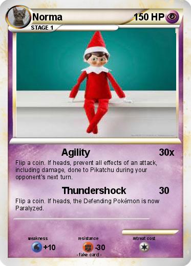 Pokémon Norma 8 8 - Agility - My Pokemon Card