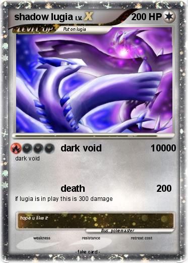 Pokémon shadow lugia 1902 1902 - dark void 10000 - My Pokemon Card