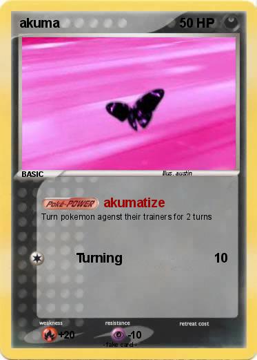 Pokémon akuma 65 65 - akumatize - My Pokemon Card