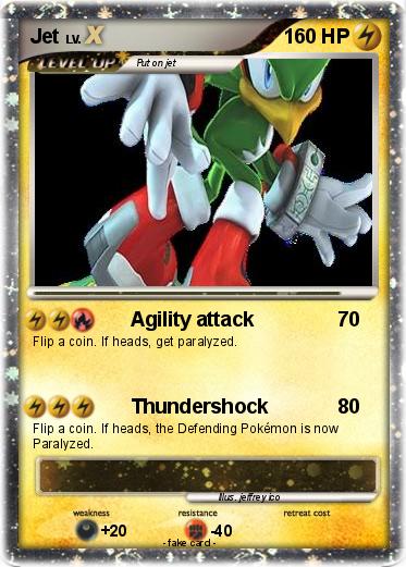 Pokémon Jet 214 214 - Agility attack - My Pokemon Card