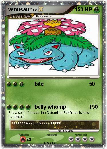 Pokémon venusaur 625 625 - bite - My Pokemon Card