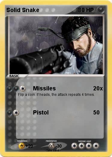 Pokémon Solid Snake 149 149 - Missiles - My Pokemon Card