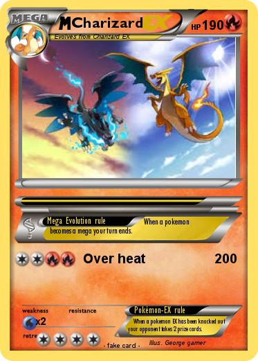 Pokémon Charizard 8956 8956 - Over heat - My Pokemon Card