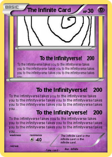 Pokémon The Infinite Card 1 1 - To the Infinityverse! - My Pokemon Card