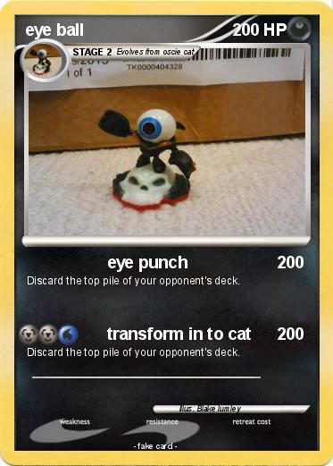 Pokémon eye ball 14 14 - eye punch - My Pokemon Card
