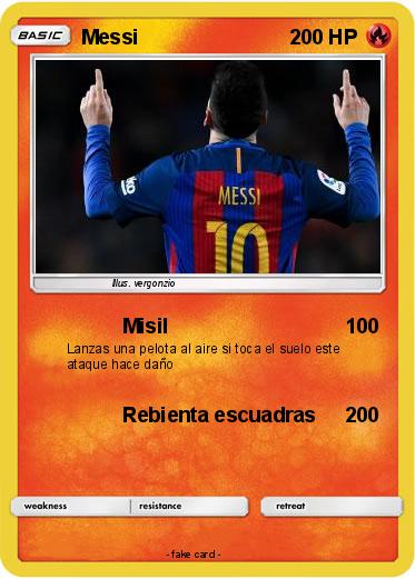 Pokémon Messi 1962 1962 - Misil - My Pokemon Card