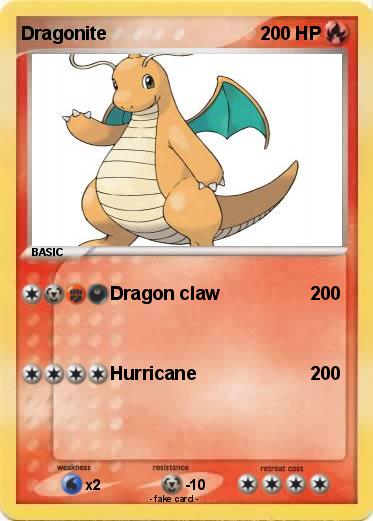 Pokémon Dragonite 1314 1314 - Dragon claw - My Pokemon Card