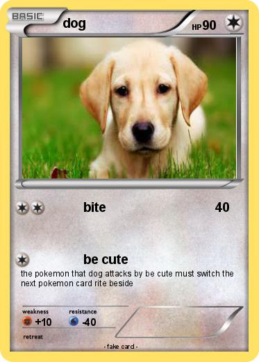 Pokémon dog 953 953 - bite - My Pokemon Card