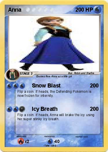 Pokémon Anna 282 282 - Snow Blast - My Pokemon Card