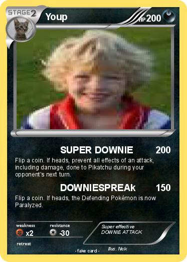 Pokémon Youp 2 2 - SUPER DOWNIE - My Pokemon Card