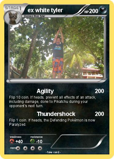 Pokémon ex white tyler - Agility - My Pokemon Card