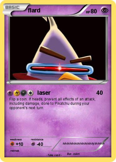 Pokémon flard - laser - My Pokemon Card