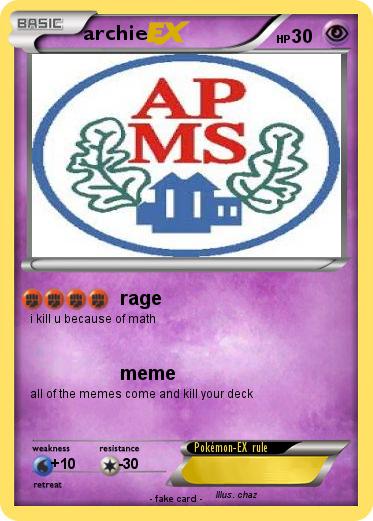 Pokémon archie 75 75 - rage - My Pokemon Card