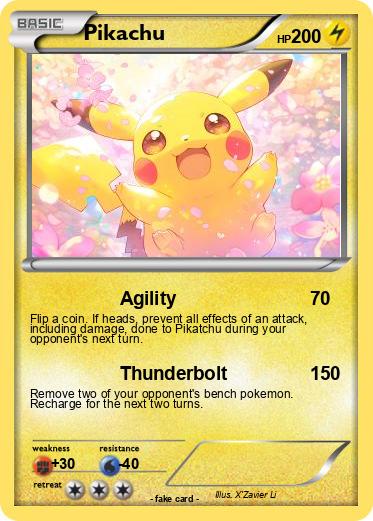Pokémon Pikachu 23426 23426 - Agility - My Pokemon Card