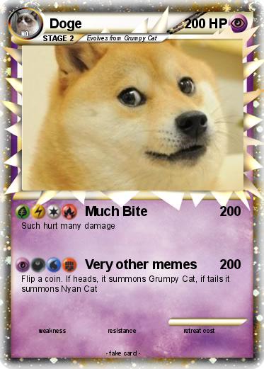 Pokémon Doge 939 939 - Much Bite - My Pokemon Card