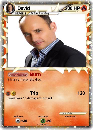 Pokémon David 1333 1333 - Burn - My Pokemon Card