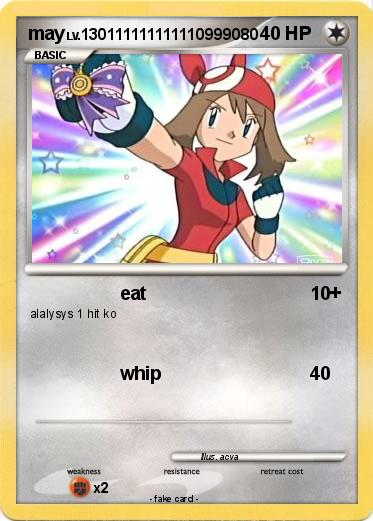 Pokémon may 63 63 - eat - My Pokemon Card