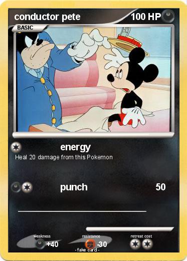 Pokémon conductor pete 1 1 - energy - My Pokemon Card
