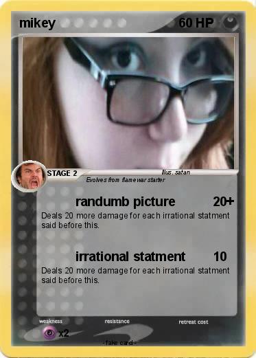 Pokémon mikey 219 219 - randumb picture - My Pokemon Card