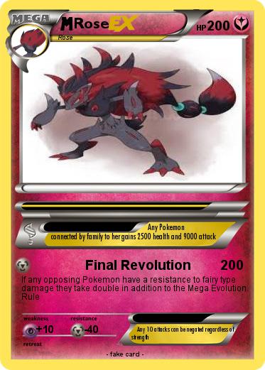 Pokémon Rose 415 415 - Final Revolution - My Pokemon Card