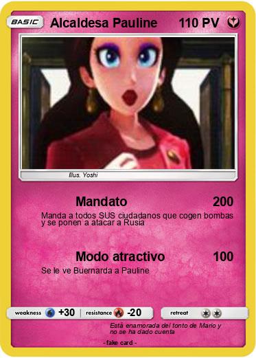 Pokémon Alcaldesa Pauline - Mandato - Mi carta pokémon