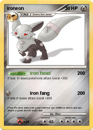 Pokémon ironeon 5 5 - iron head - My Pokemon Card