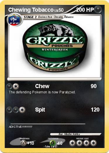Pokémon Chewing Tobacco 1 1 - Chew - My Pokemon Card