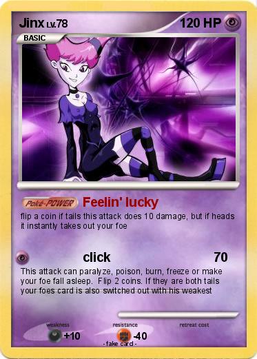 Pokémon Jinx 27 27 - Feelin' lucky - My Pokemon Card