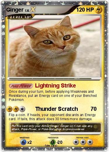 Pokémon Ginger 458 458 - Lightning Strike - My Pokemon Card