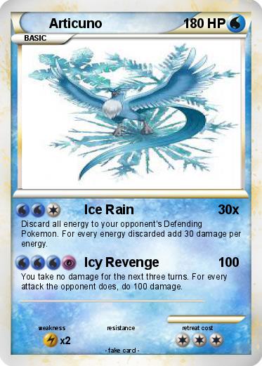 Pokémon Articuno 1015 1015 - Ice Rain - My Pokemon Card