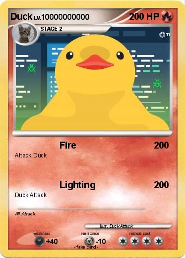 Pokémon Duck 589 589 - Fire - My Pokemon Card