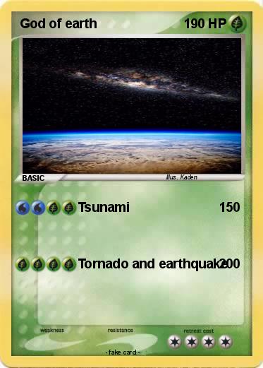 Pokémon God of earth 2 2 - Tsunami - My Pokemon Card