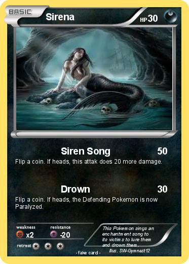 Pokémon Sirena 28 28 - Siren Song - My Pokemon Card