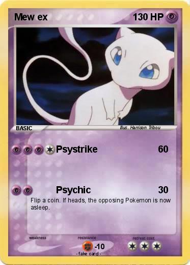 Pokémon Mew ex 301 301 - Psystrike - My Pokemon Card