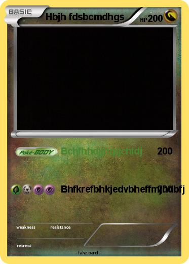 Pokémon Hbjh fdsbcmdhgs - Bchfhhdjjhggchidj - My Pokemon Card