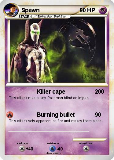 Pokémon Spawn 68 68 - Killer cape - My Pokemon Card