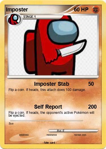 Pokémon Imposter 275 275 - Imposter Stab - My Pokemon Card