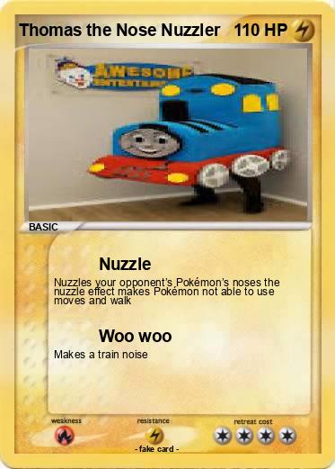 Pokémon Thomas the Nose Nuzzler - Nuzzle - My Pokemon Card