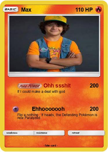 Pokémon Max 1988 1988 - Ohh ssshit - My Pokemon Card