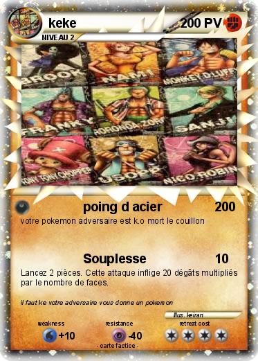 Pokémon keke 47 47 - poing d acier - Ma carte Pokémon