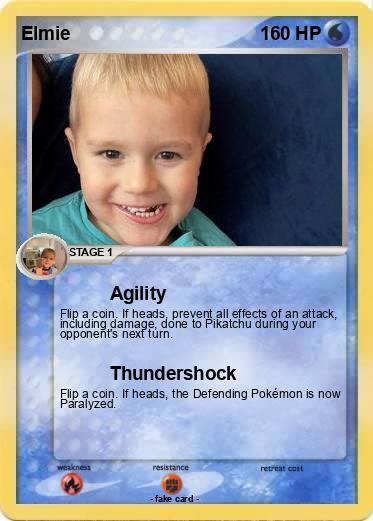 Pokémon Elmie - Agility - My Pokemon Card