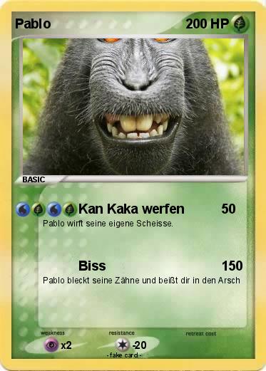 Pokémon Pablo 250 250 - Kan Kaka werfen - My Pokemon Card