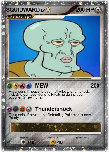 Pokémon SQUIDWARD 957 957 - MEW - My Pokemon Card