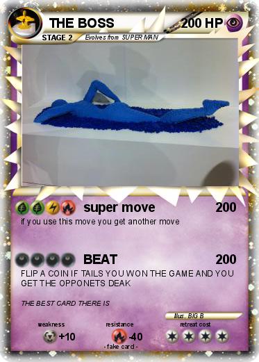 Pokémon THE BOSS 106 106 - super move - My Pokemon Card
