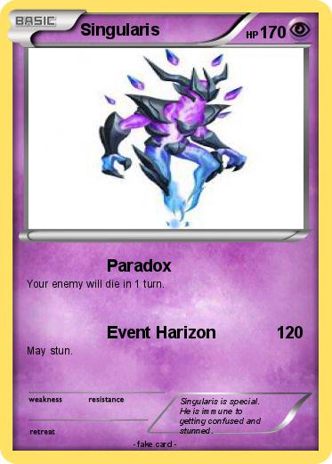 Pokémon Singularis - Paradox - My Pokemon Card