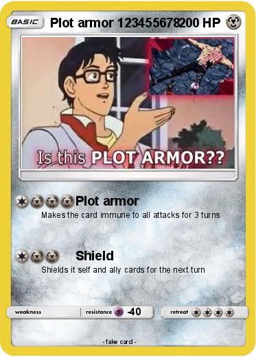 Pokémon Plot armor 123455678 123455678 - Plot armor - My Pokemon Card