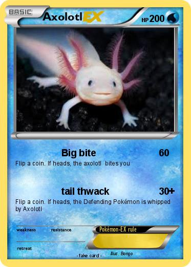Pokémon Axolotl 124 124 - Big bite - My Pokemon Card