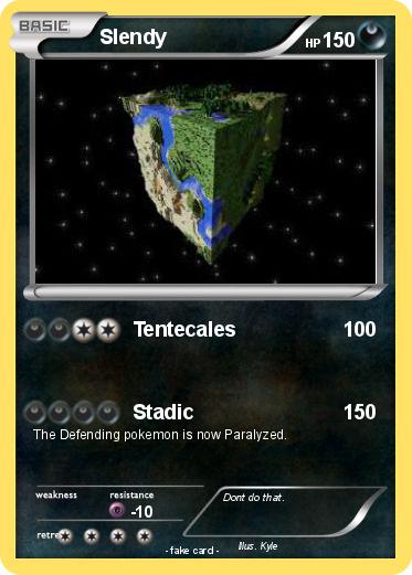Pokémon Minecraft 1975 1975 - Tentecales - My Pokemon Card