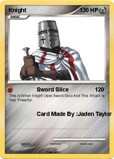 Pokémon Knight 318 318 - Sword Slice - My Pokemon Card